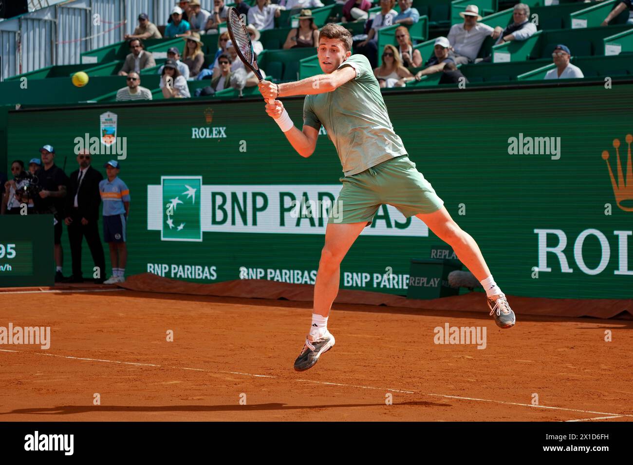 MONTE-CARLO, MONACO - APRIL 08: Luca Nardi of Italie at the Rolex Monte ...