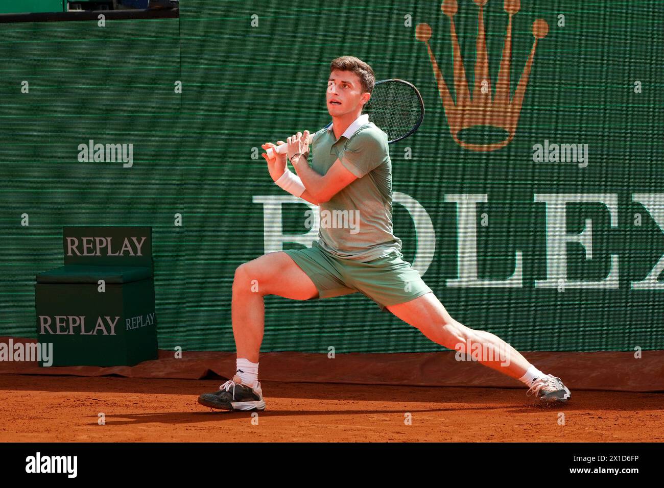 MONTE-CARLO, MONACO - APRIL 08: Luca Nardi of Italie at the Rolex Monte ...
