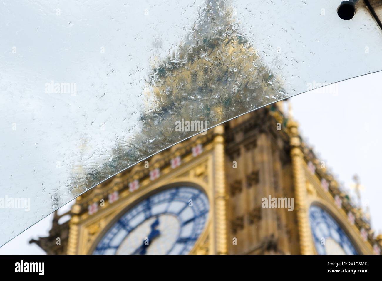 Parliament Square, London, UK. 16th Apr 2024. UK Weather: rain showers ...