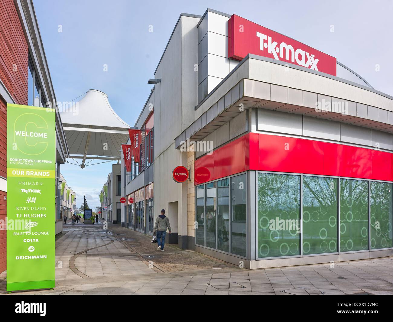 T K Maxx shop on Willow Place at the shopping complex in the town ...