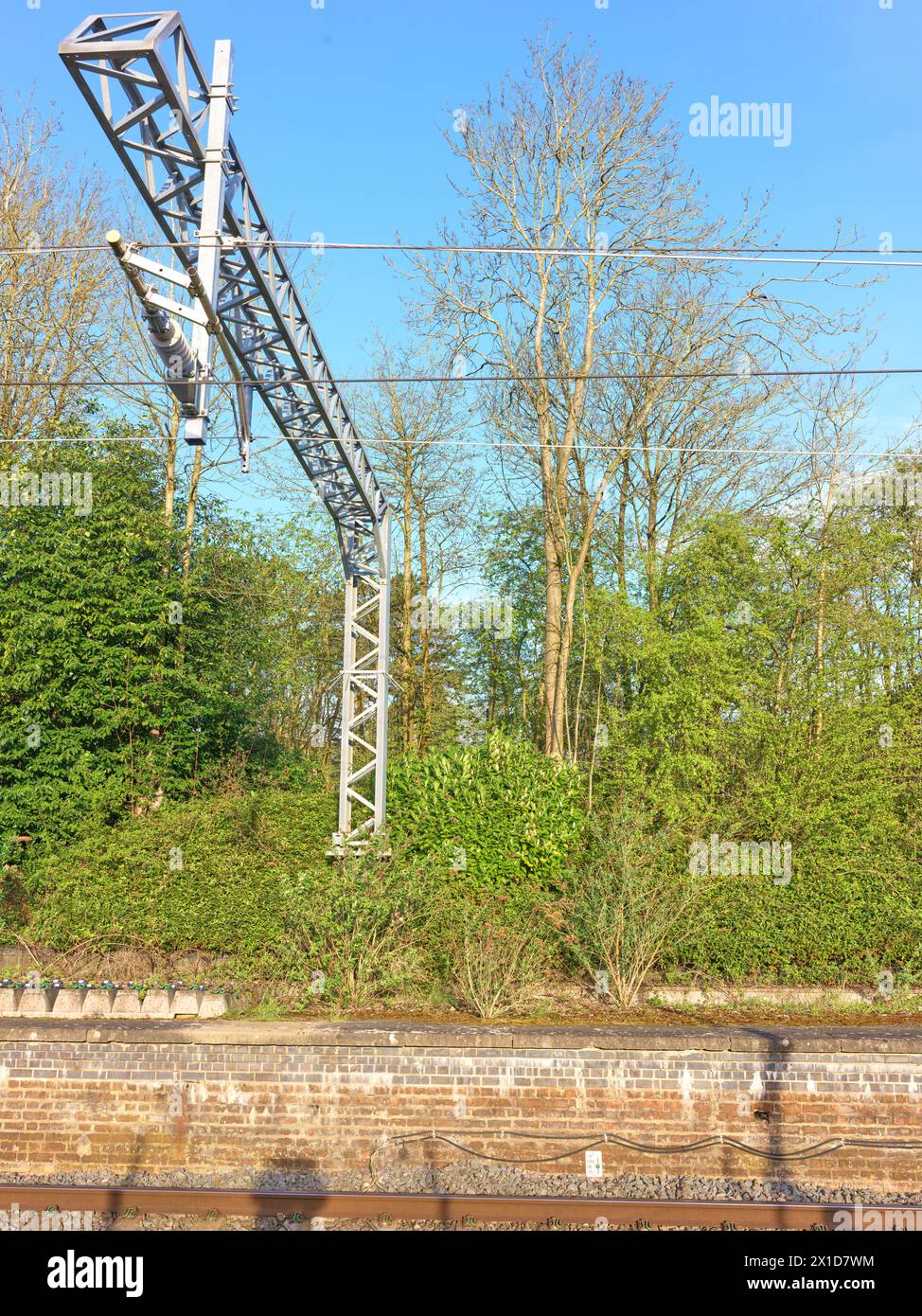 Rail station at Corby, England Stock Photo - Alamy