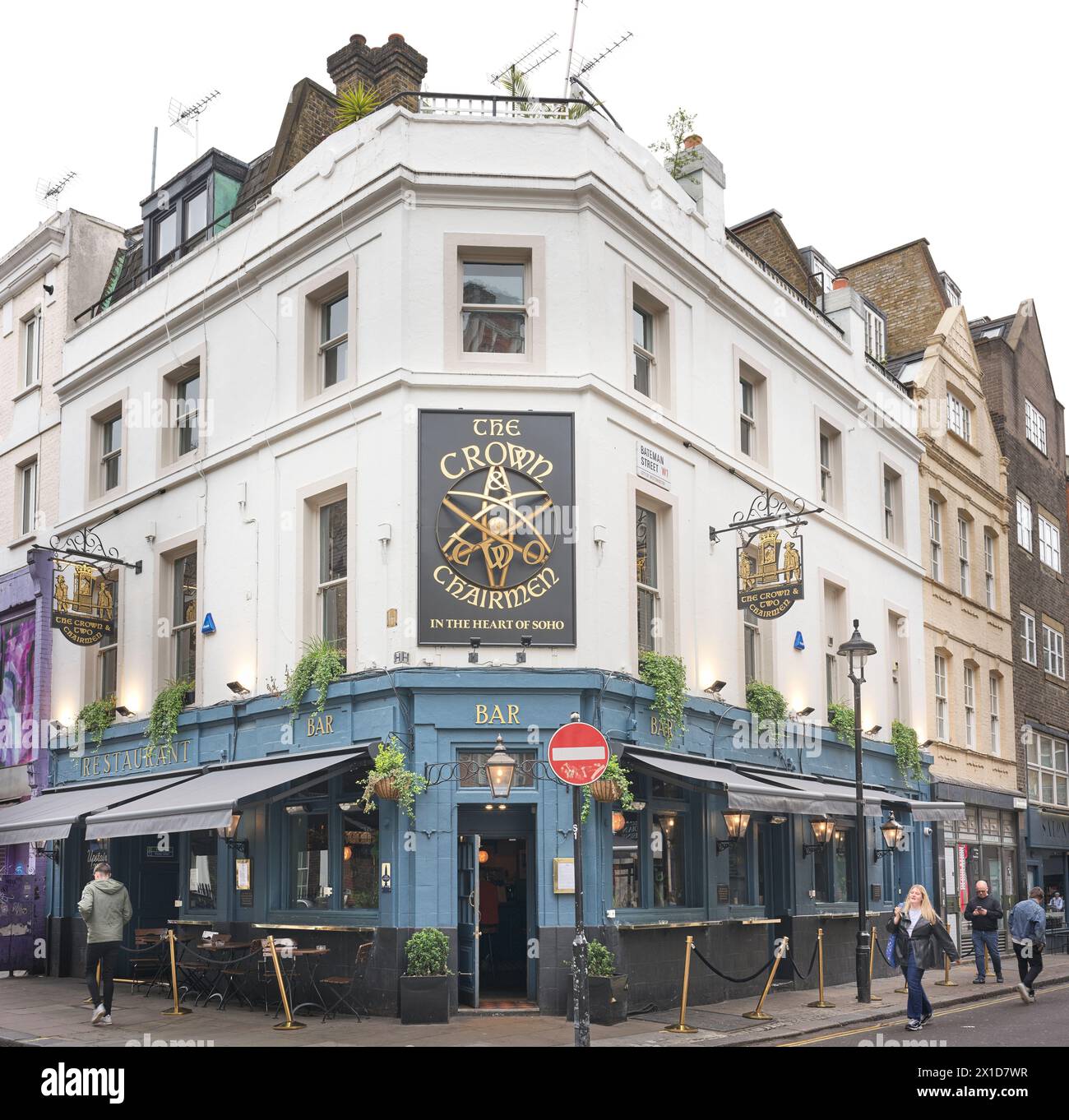 The Crown and Two Chairman public house and restaurant, Soho, London ...
