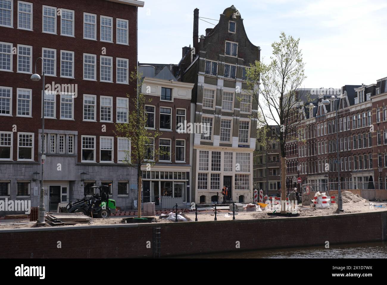 The Netherlands Amsterdam. Work on the Geldersekade. Photo: ANP ...