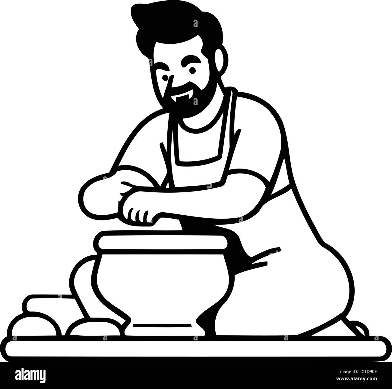 The making of potter Stock Vector Images - Alamy