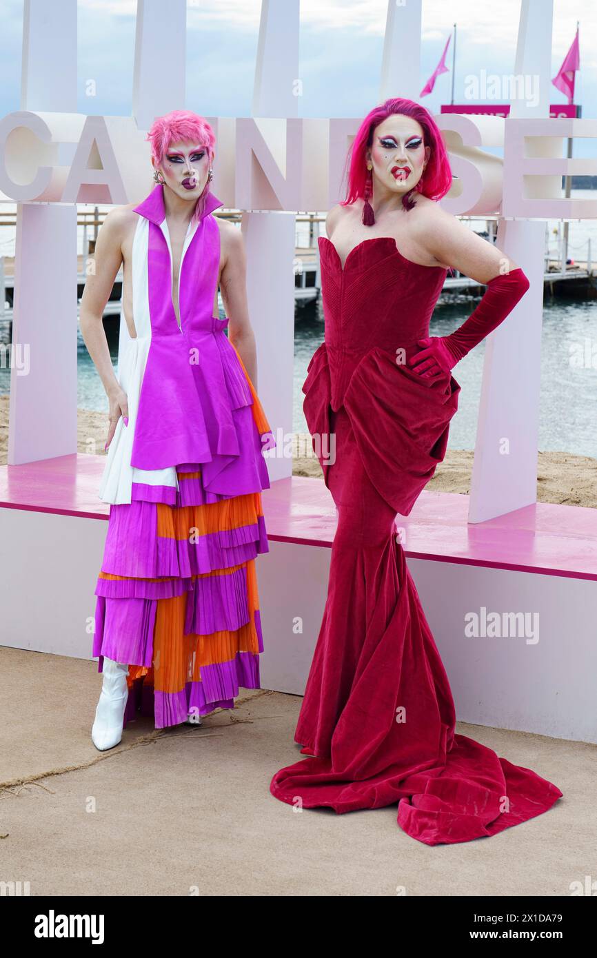 Rose and Punani attends the Photocall during the 7th Canneseries ...
