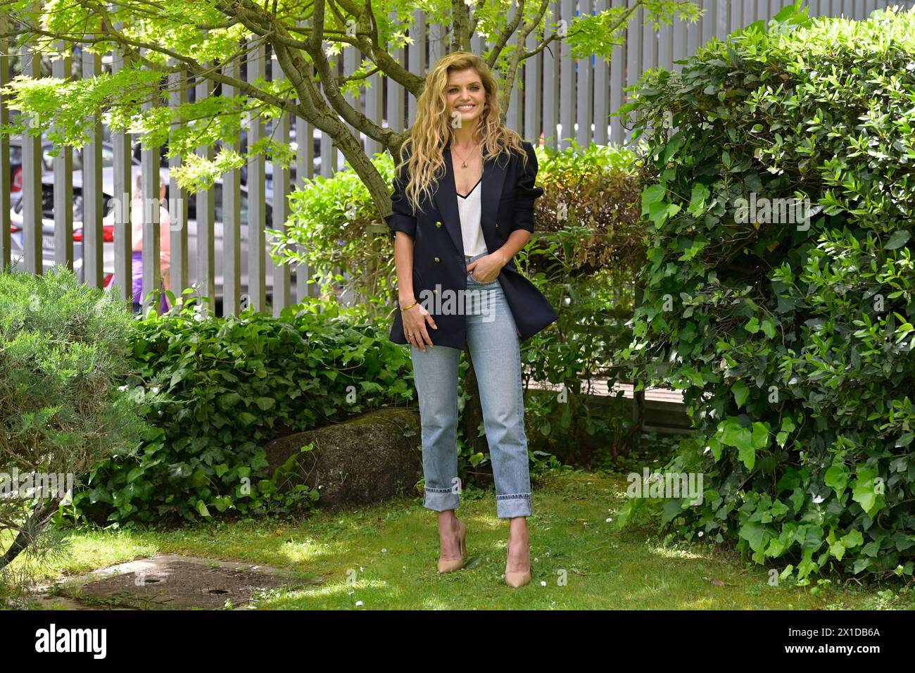 Rome, Italy. 16th Apr, 2024. Chiara Bassermann attends the photocall of Rai tv series "Il ...