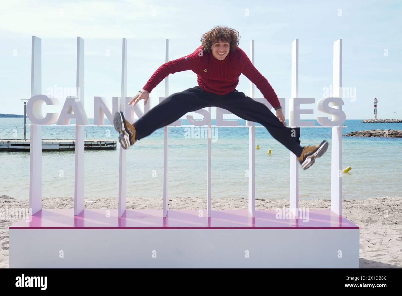 Tim Rousseau attends the "Plus belle la vie" Photocall during the 7th ...