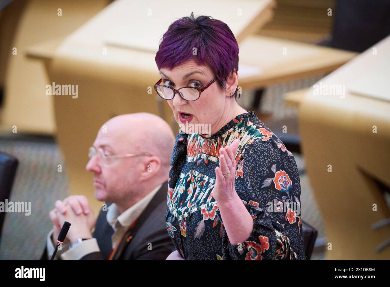 Edinburgh Scotland, UK 16 April 2024. Cabinet Secretary for Justice and ...