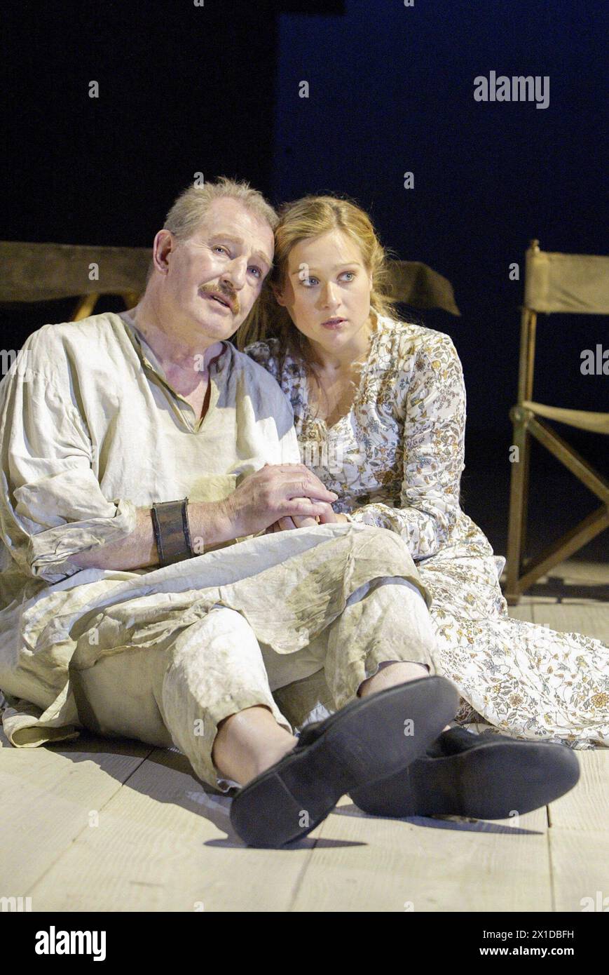 Corin Redgrave (King Lear), Sian Brooke (Cordelia) in KING LEAR by ...