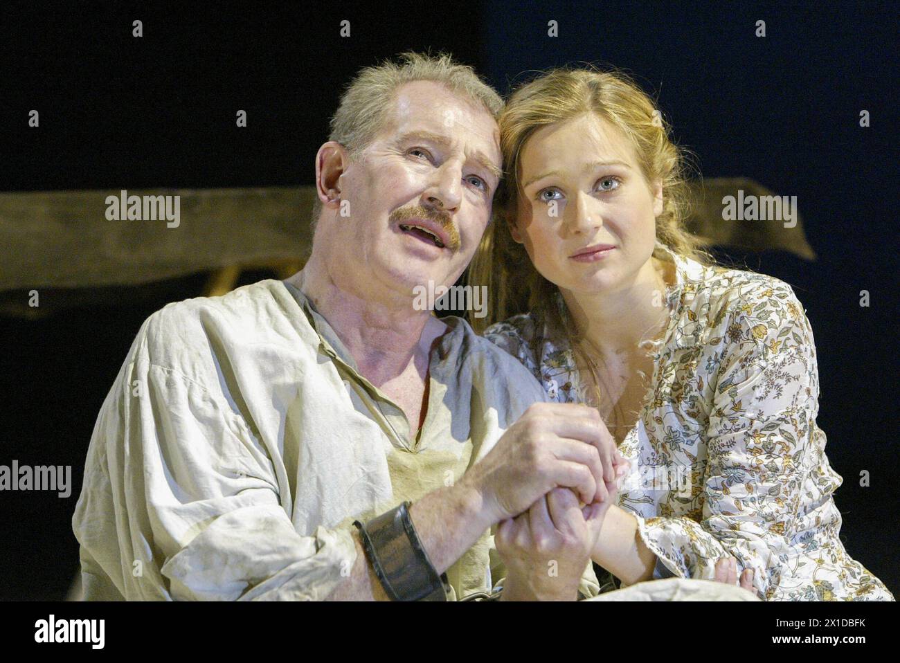 Corin Redgrave (King Lear), Sian Brooke (Cordelia) in KING LEAR by ...