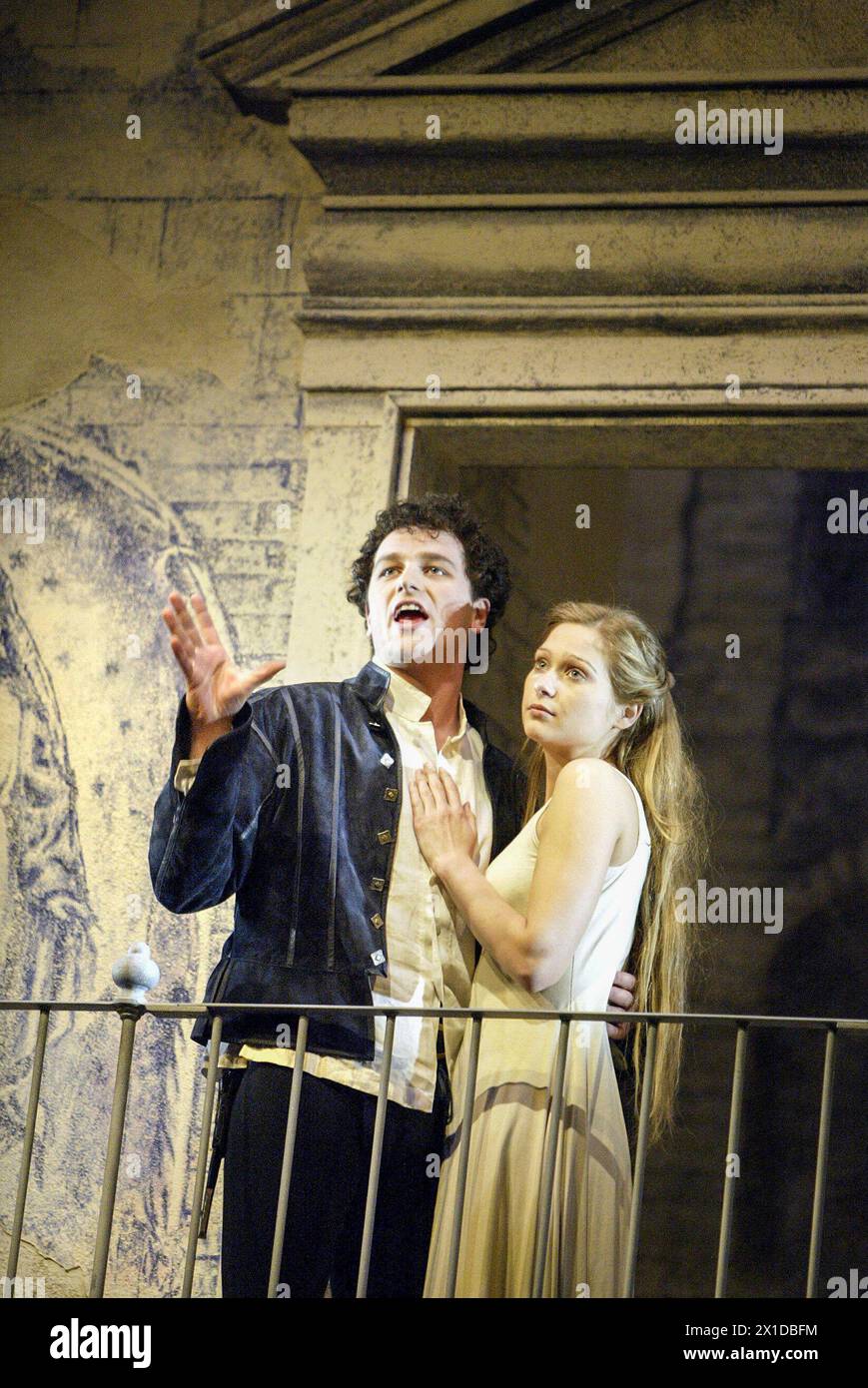 Matthew Rhys (Romeo), Sian Brooke (Juliet) in ROMEO AND JULIET by ...