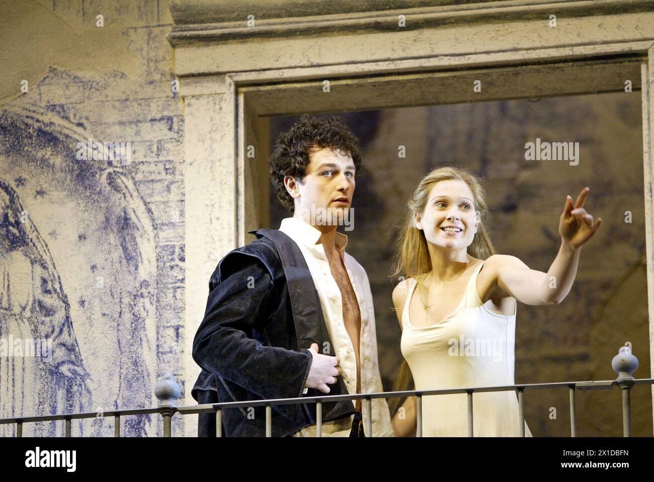 Matthew Rhys (Romeo), Sian Brooke (Juliet) in ROMEO AND JULIET by ...