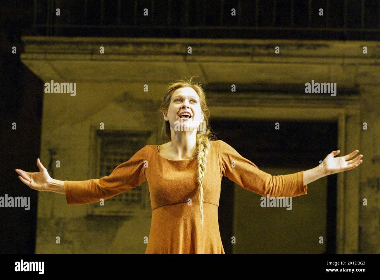 Sian Brooke (Juliet) in ROMEO AND JULIET by Shakespeare at the Royal ...