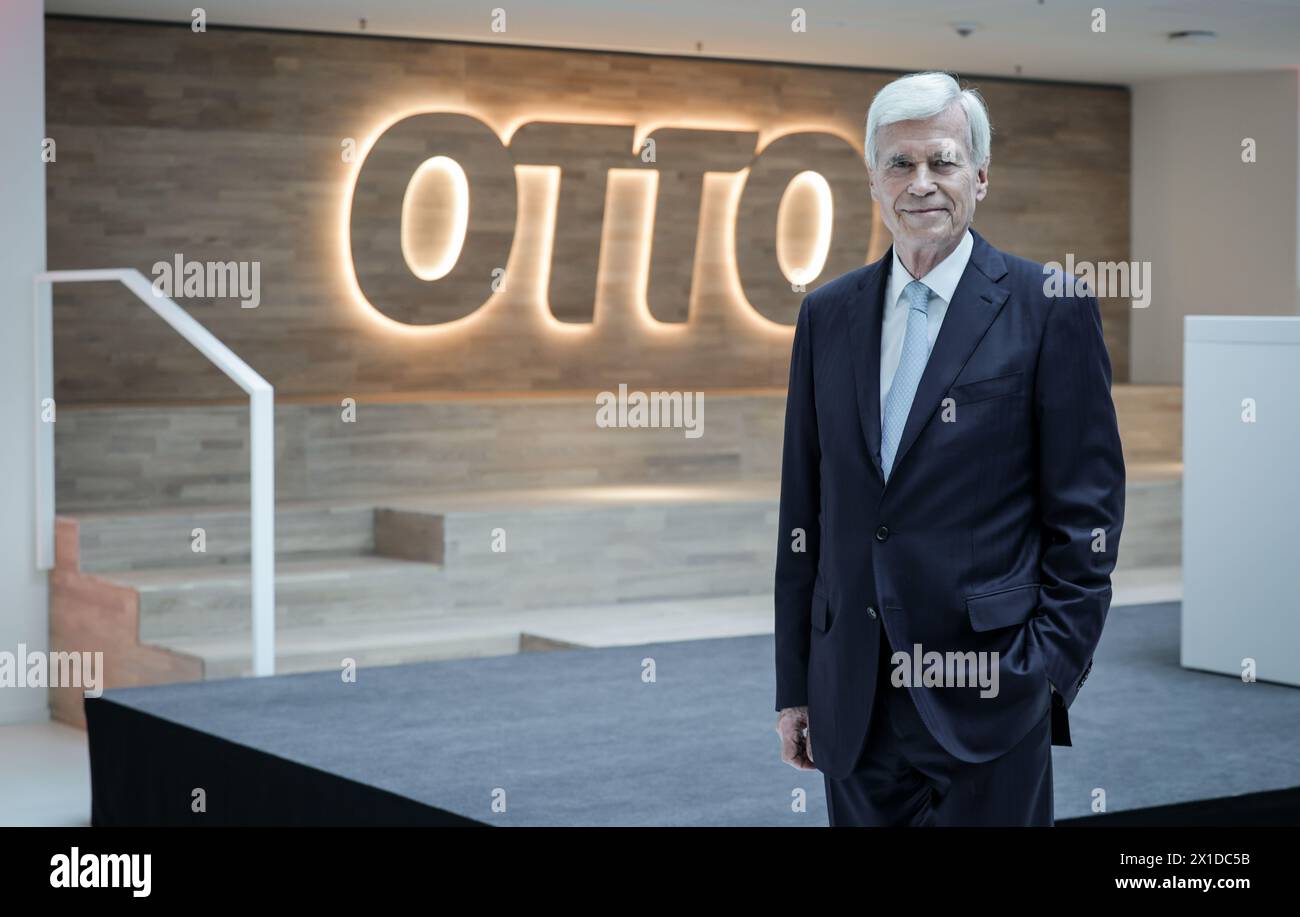 16 April 2024, Hamburg: Michael Otto, Chairman of the Otto Group ...