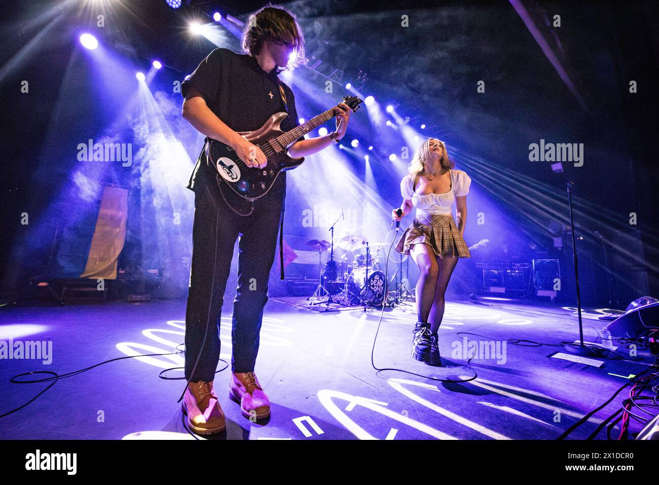 Dead Pony, O2 Forum Kentish Town, London, 12th April 2024 Stock Photo ...