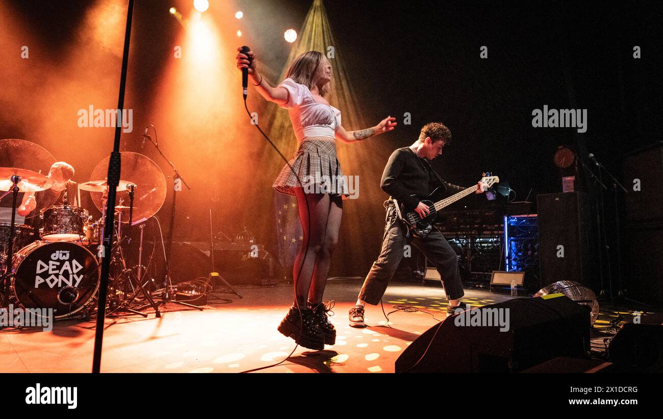 Dead Pony, O2 Forum Kentish Town, London, 12th April 2024 Stock Photo ...