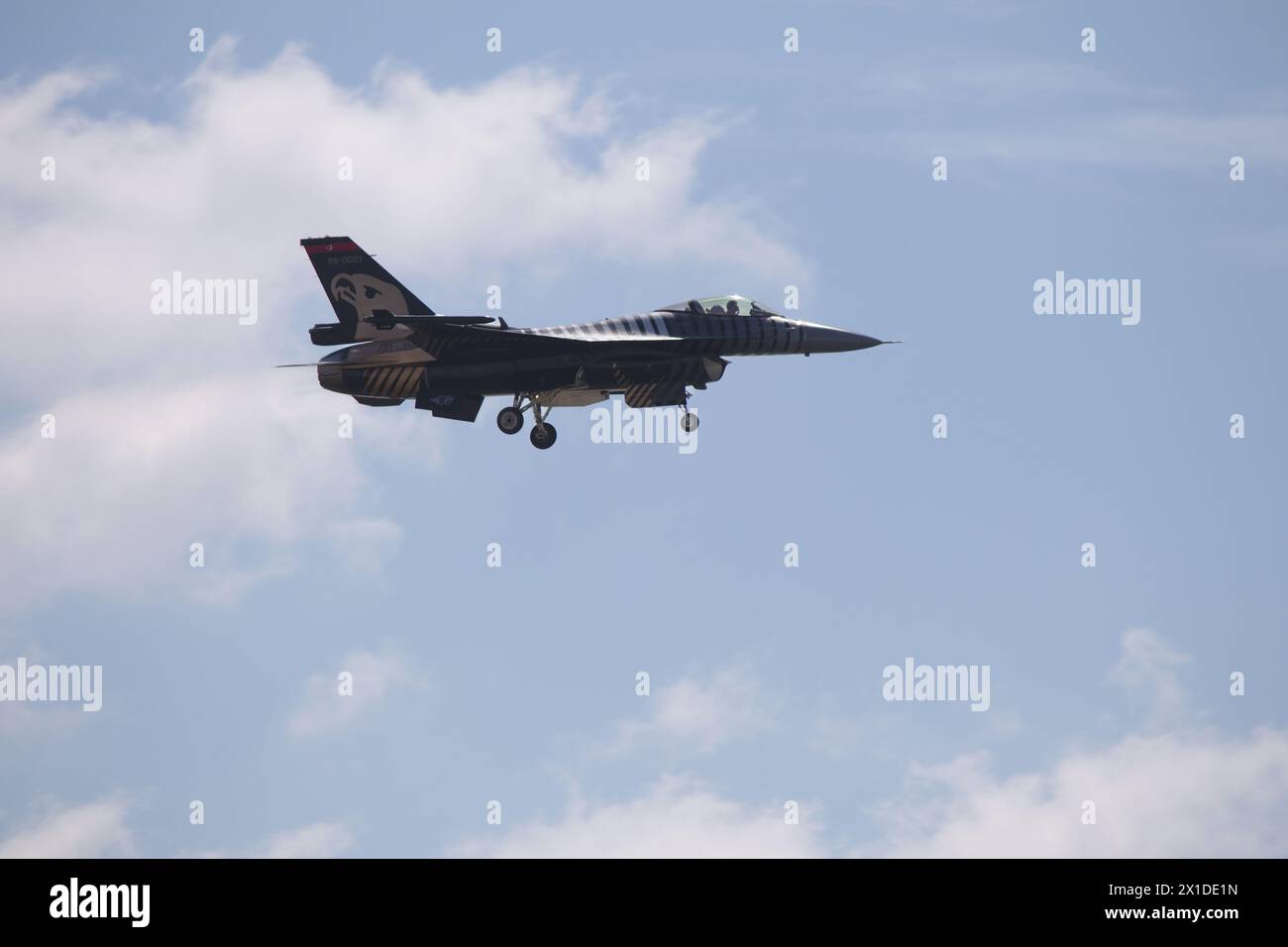 Istanbul, Atatürk Airport, Turkey- 28.04.2023 Soloturk. F-16 fighter ...
