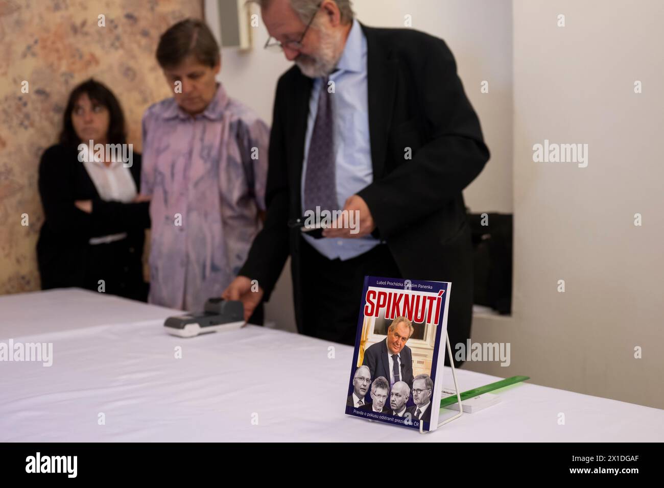 Prague, Czech Republic. 16th Apr, 2024. Launch of Lubos Prochazka and ...