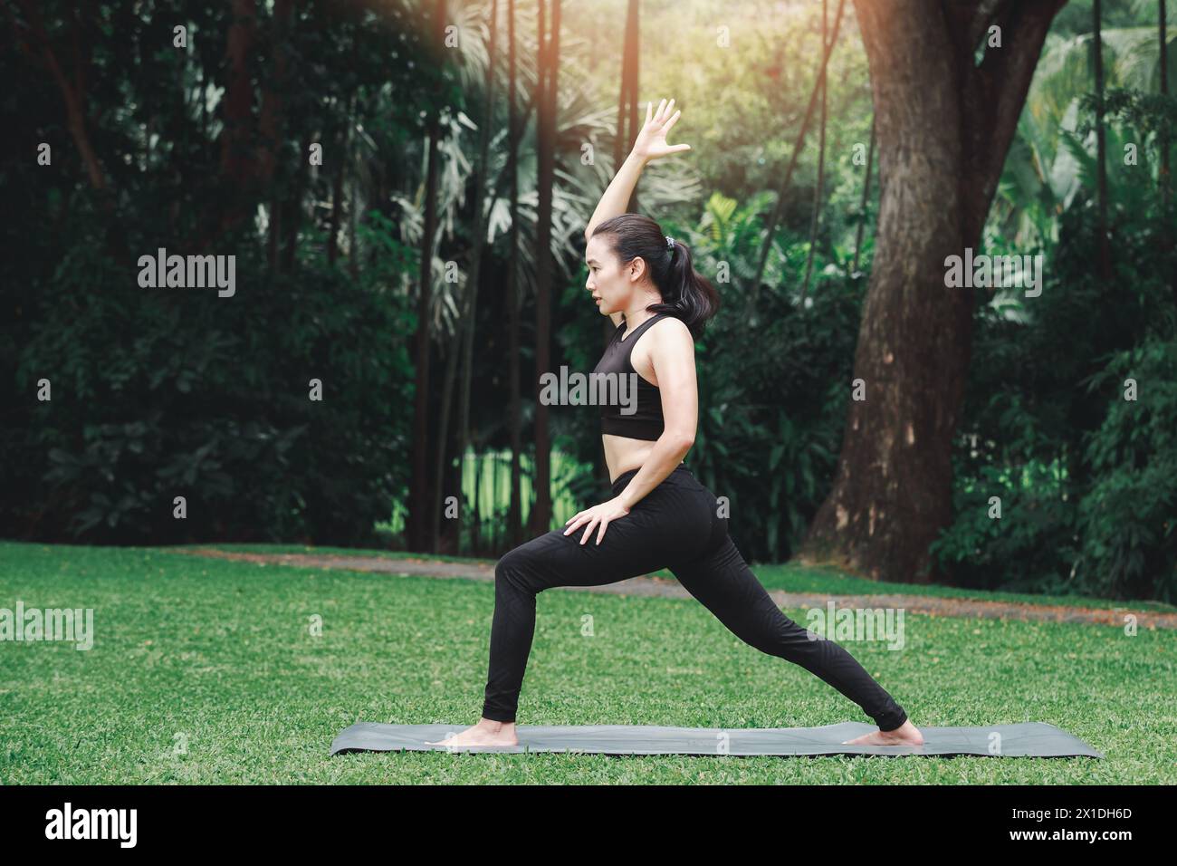 Asian woman practicing yoga she to start preparing of Prep Poses for ...