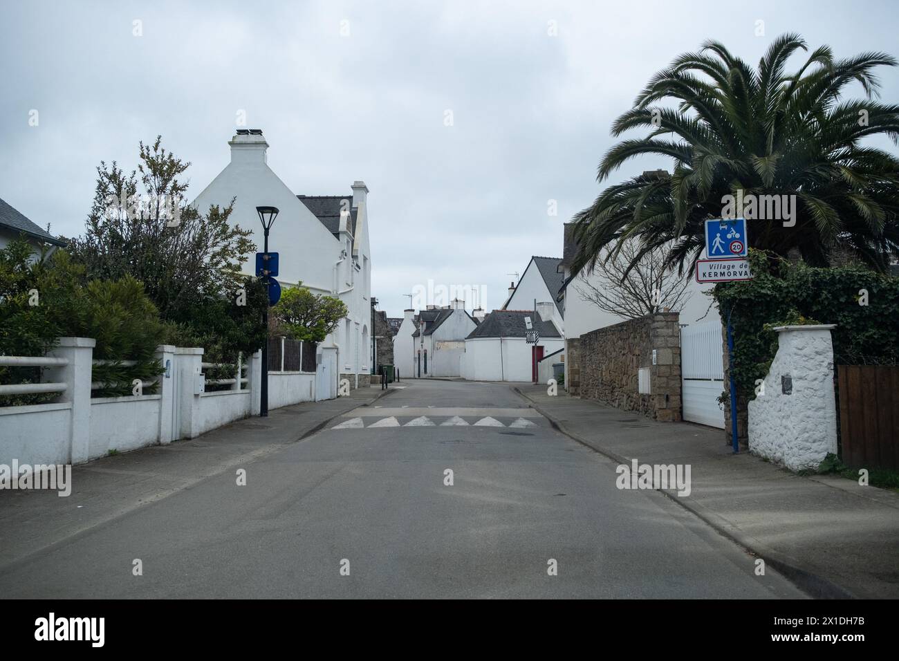 The town of Quiberon on the Quiberon peninsula in Brittany on 29 March ...