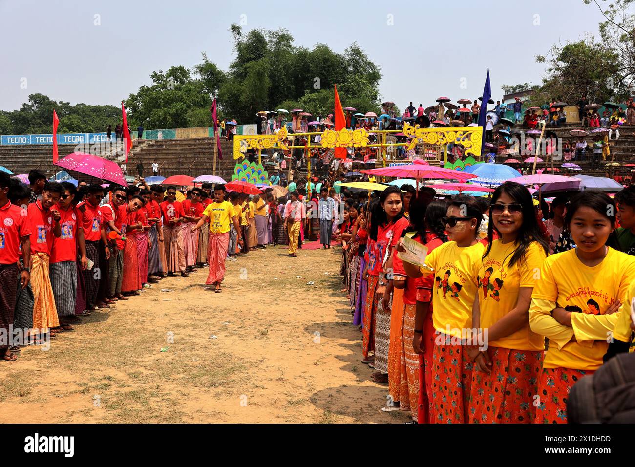 Rangamati, Rangamati, Bangladesh. 16th Apr, 2024. Bangladeshi Marma New ...