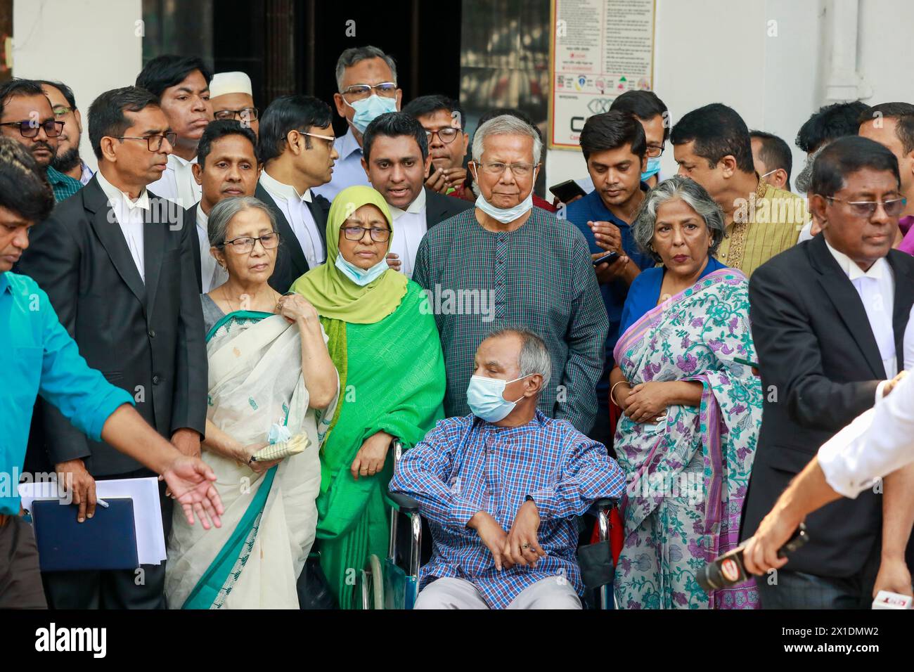 April 16, 2024, Dhaka, Bangladesh: Bangladeshi Nobel peace laureate Dr ...