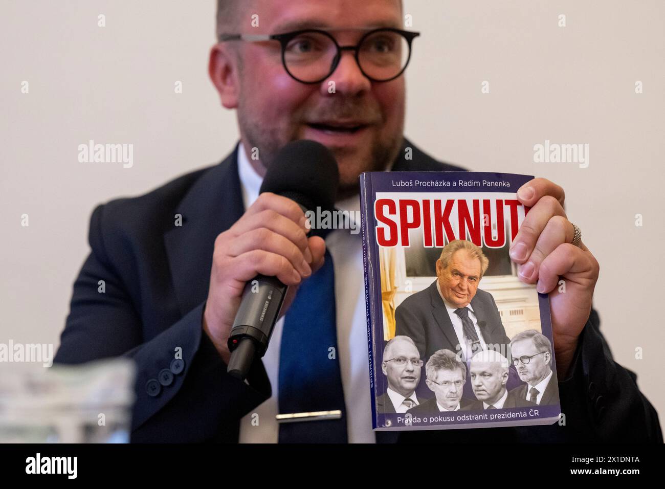 Prague, Czech Republic. 16th Apr, 2024. Launch of Lubos Prochazka and ...