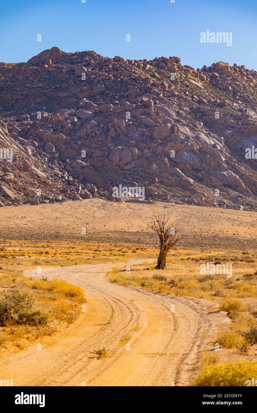 Wide open area in the Richtersveld National Park, arid area of South ...