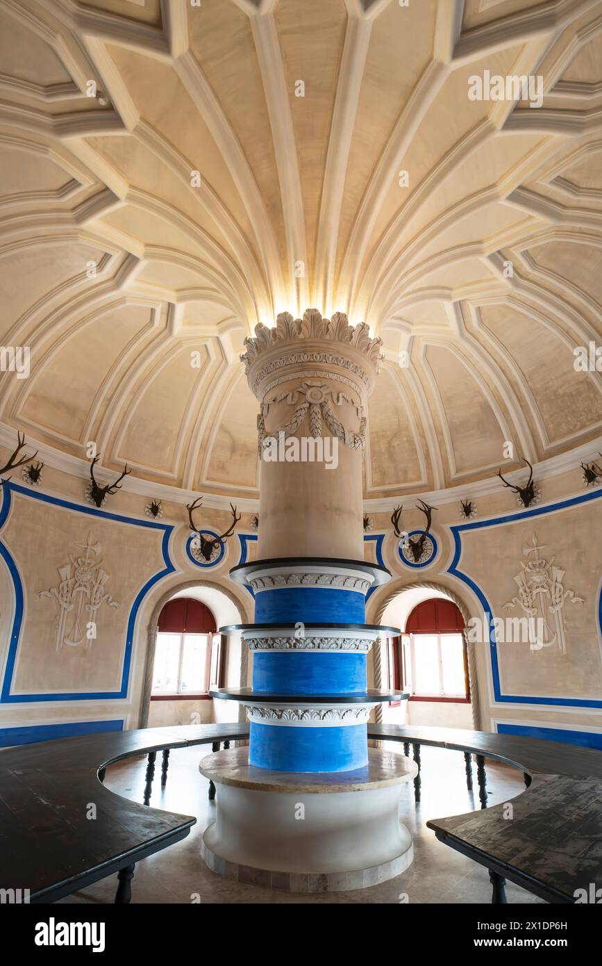 The Stag Room of the Pena National Palace (Palacio Nacional da Pena ...