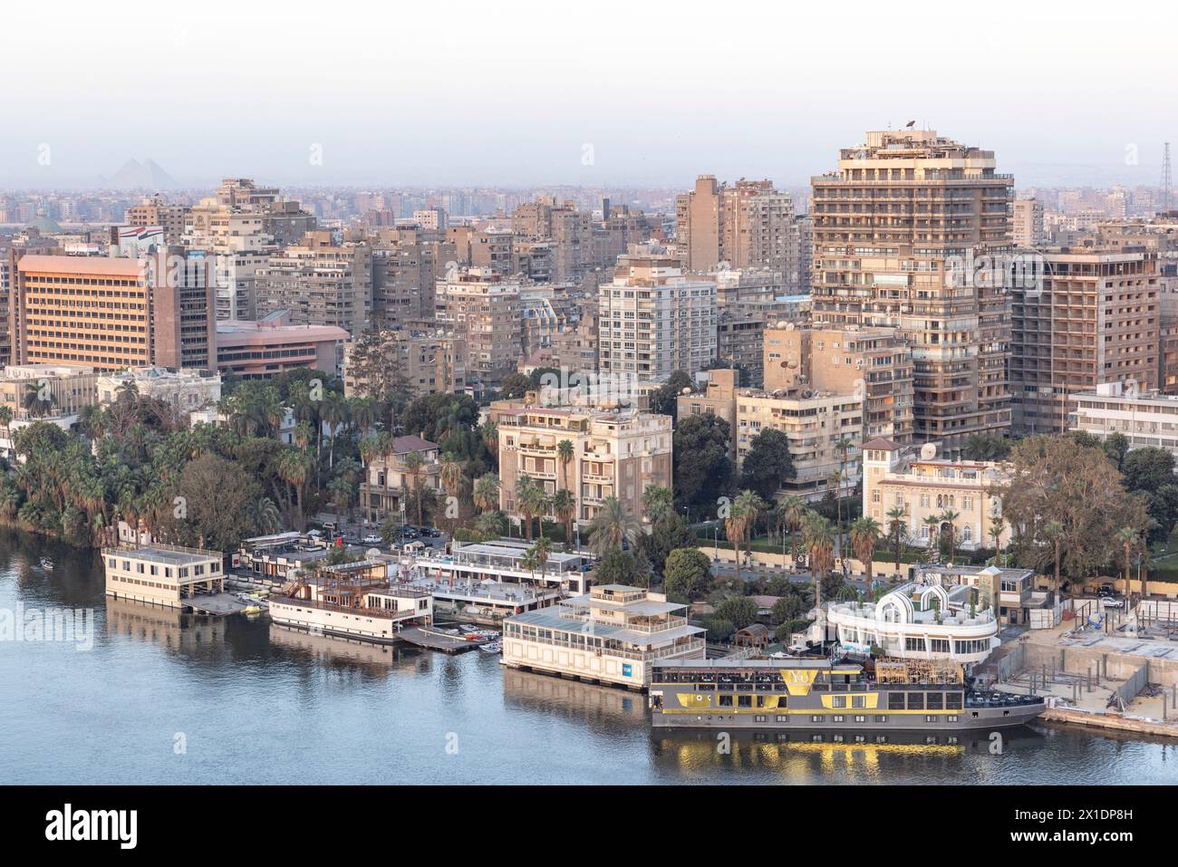 Cairo, Egypt, 20 Mar 2024: view of the Cairo city from a high view ...