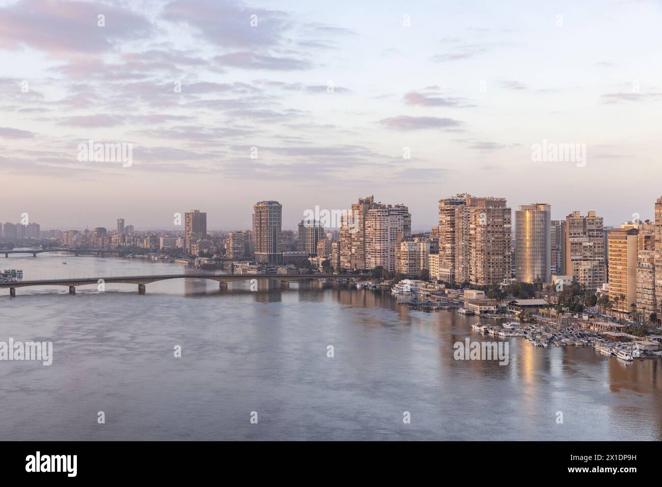 Cairo, Egypt, 20 Mar 2024: view of the Cairo city from a high view ...