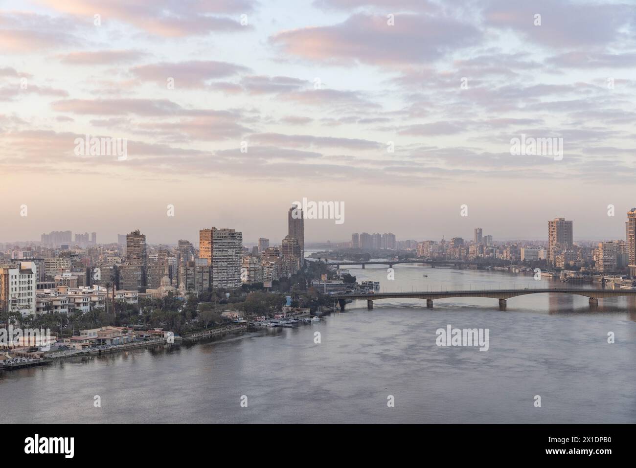 Cairo, Egypt, 20 Mar 2024: view of the Cairo city from a high view ...