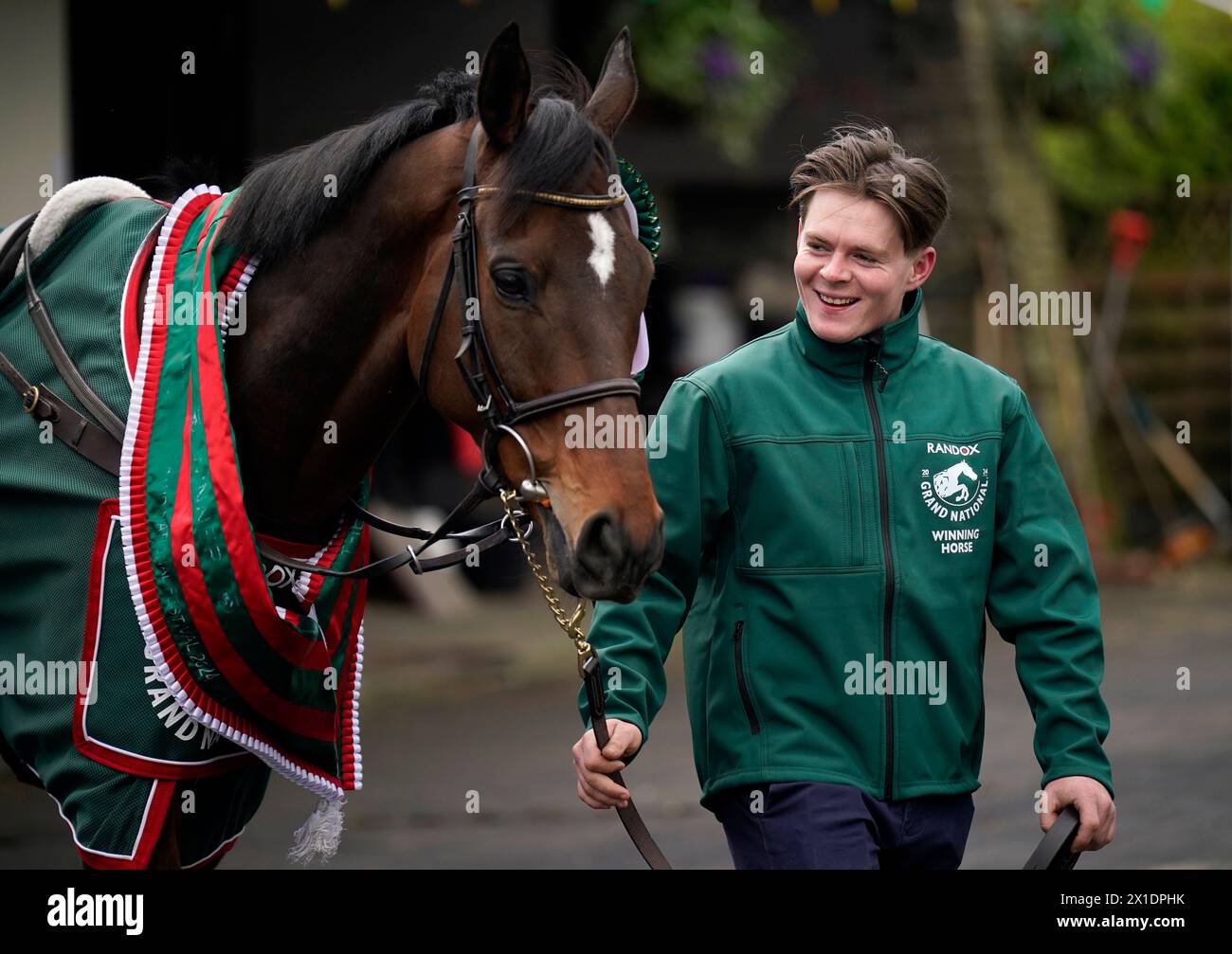 2024 Randox Grand National winner I Am Maximus with groom Steven Cahill ...
