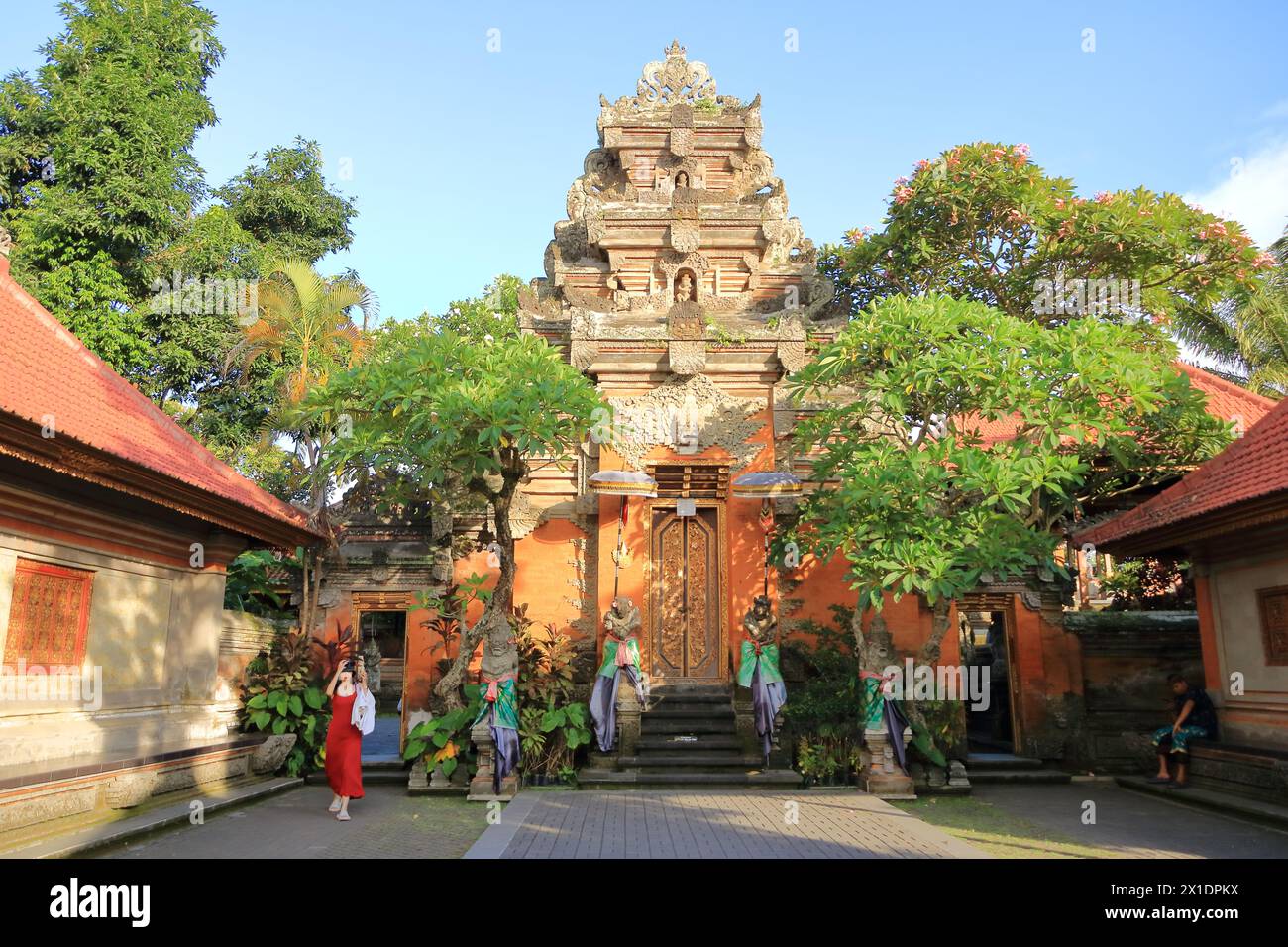 Ubud, Bali in Indonesia - January 30 2024: Ubud Palace, local name is ...