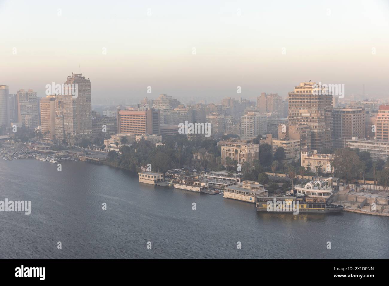 Cairo, Egypt, 20 Mar 2024: view of the Cairo city from a high view ...