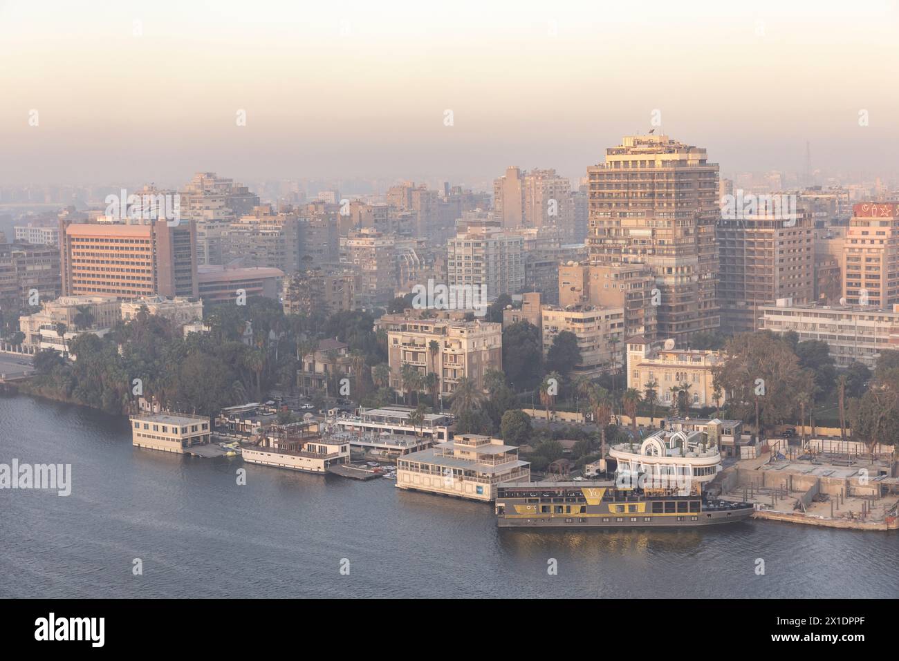 Cairo, Egypt, 20 Mar 2024: view of the Cairo city from a high view ...