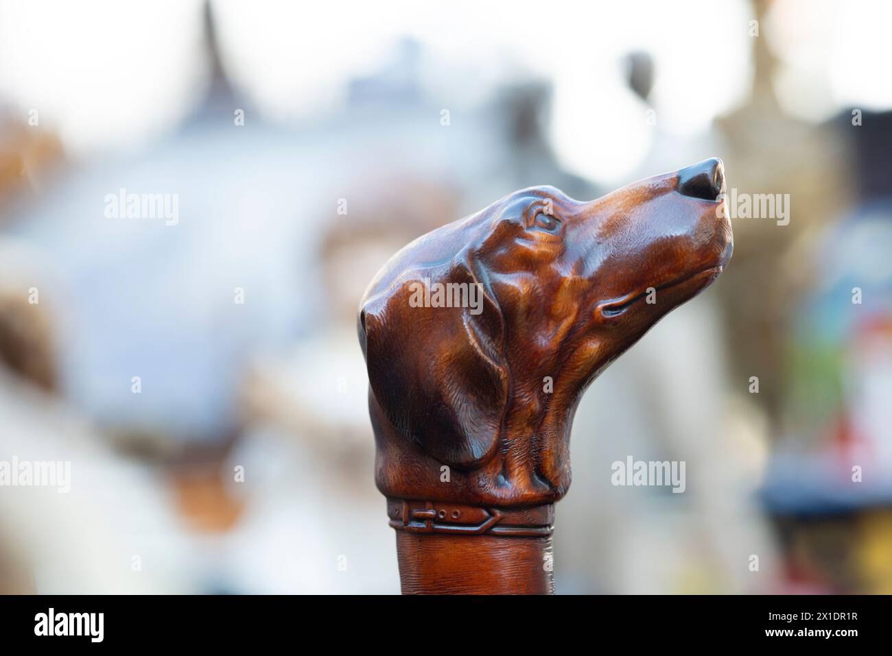 Carved walking stick hi-res stock photography and images - Alamy