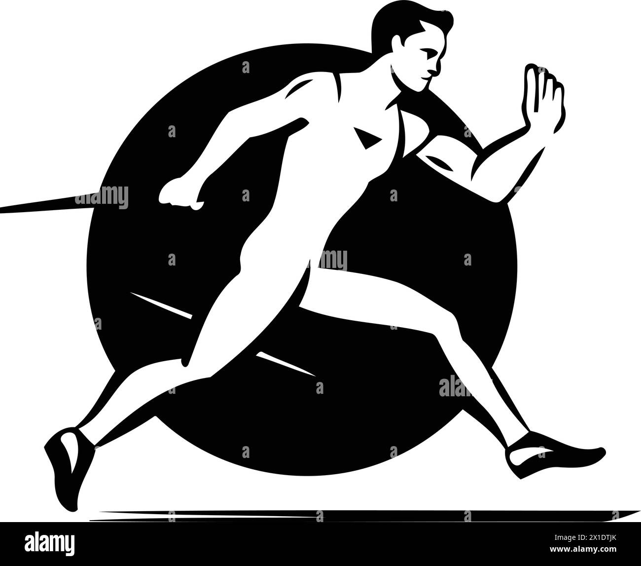 Javelin vector vectors Black and White Stock Photos & Images - Alamy
