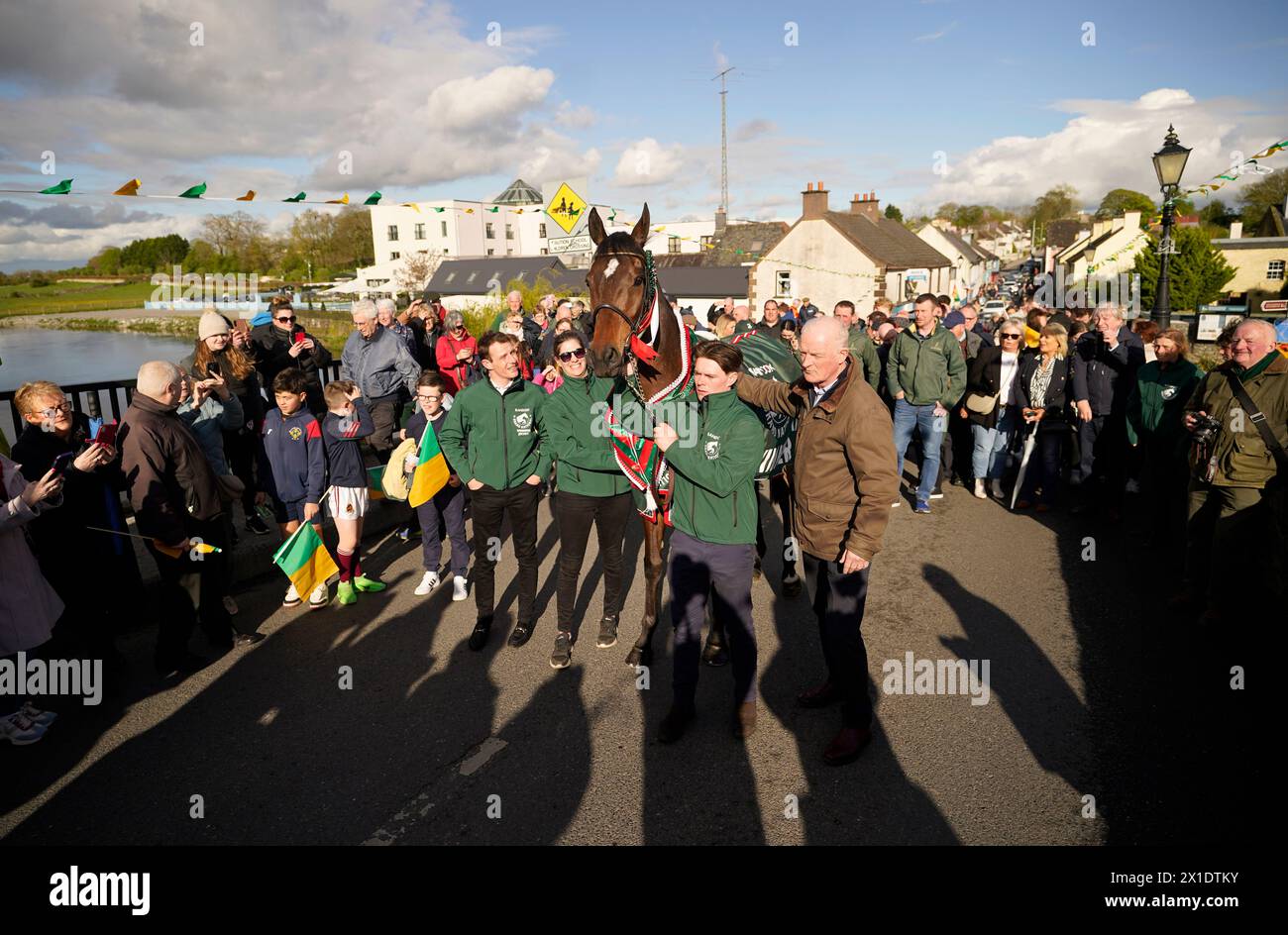 Jockey Paul Townend (left), 2024 Randox Grand National winner I Am ...