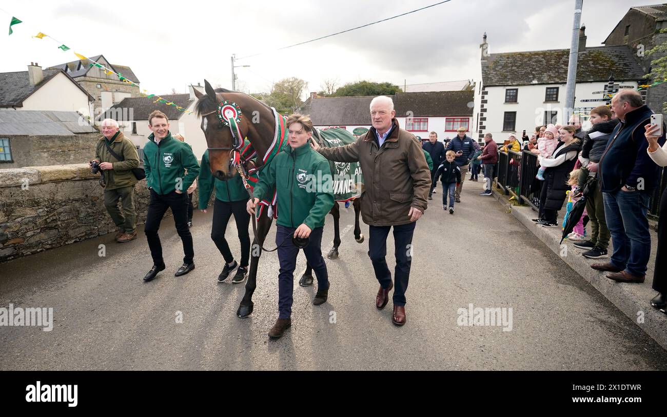 Jockey Paul Townend (left), 2024 Randox Grand National winner I Am ...