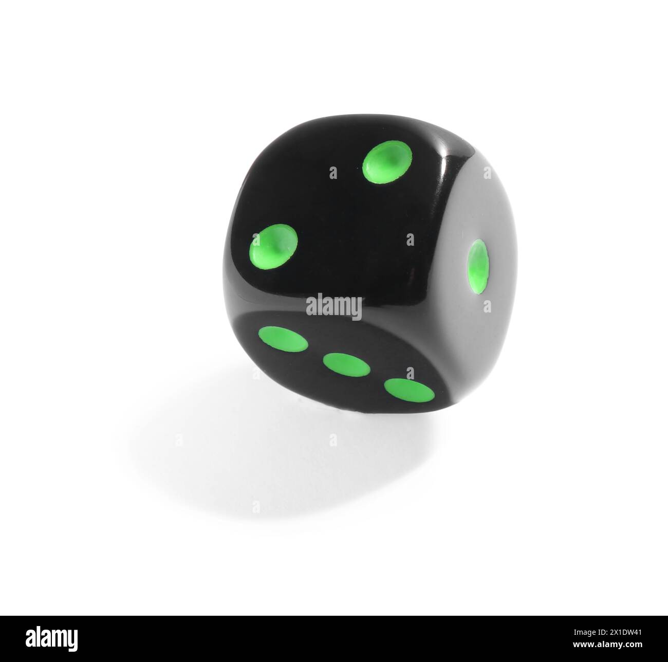 Two dice rolling on black hi-res stock photography and images - Alamy