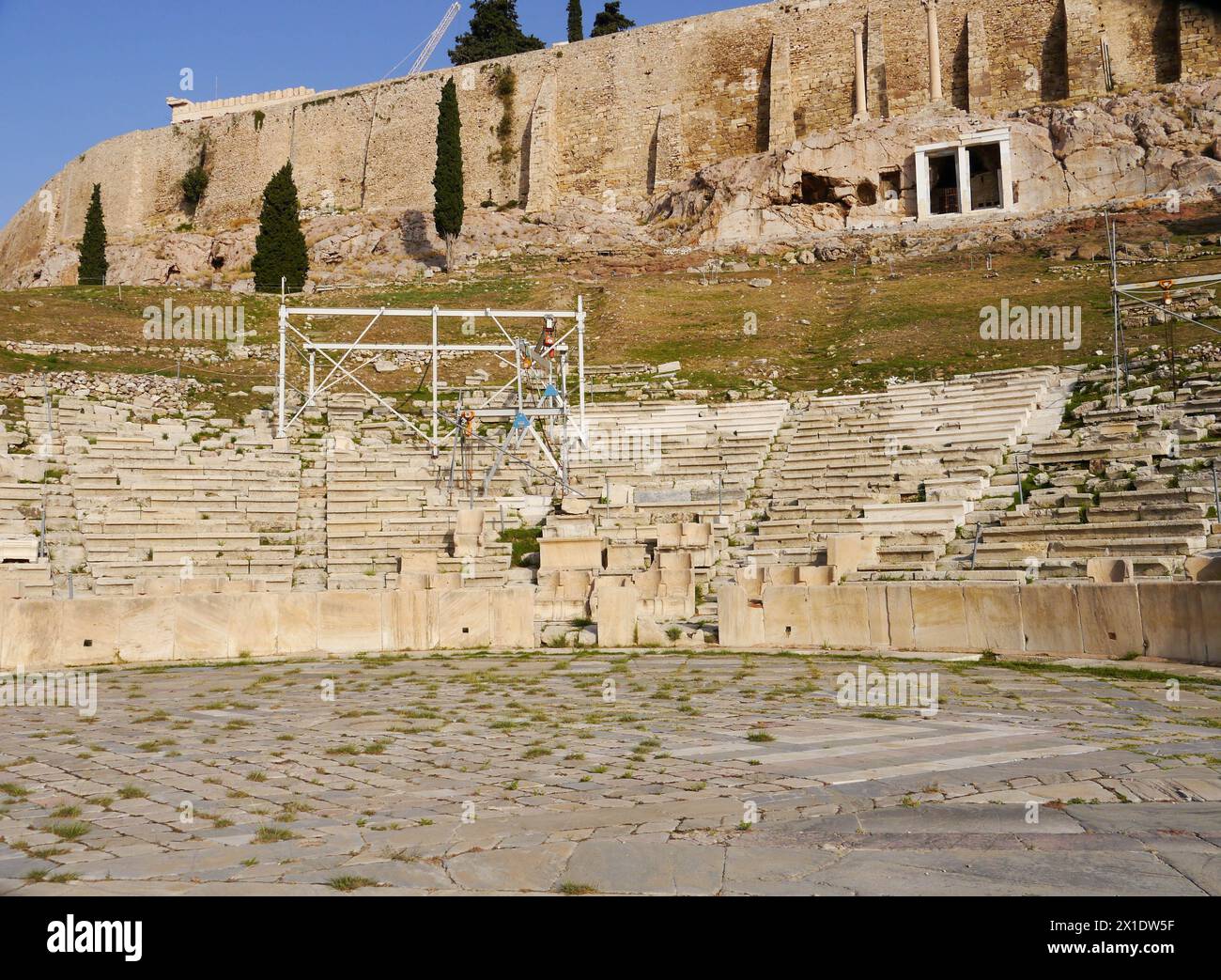 Theatre of Dionysus, the oldest theatre in the world. On the South ...