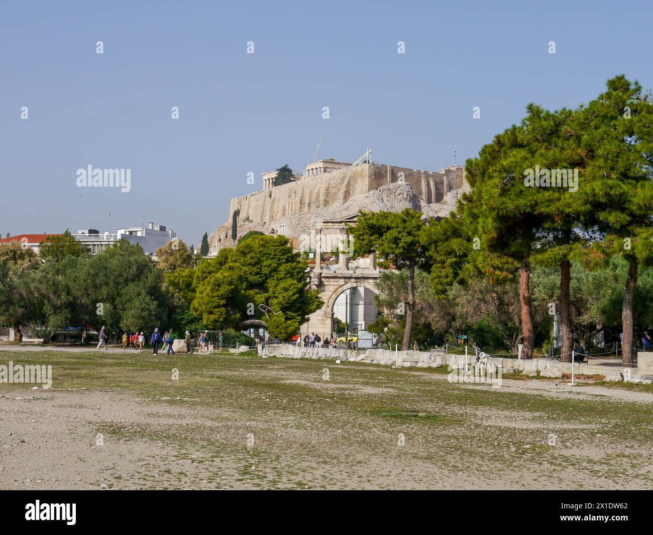 Temple of Olympian Zeus, Athens, Greece Stock Photo - Alamy