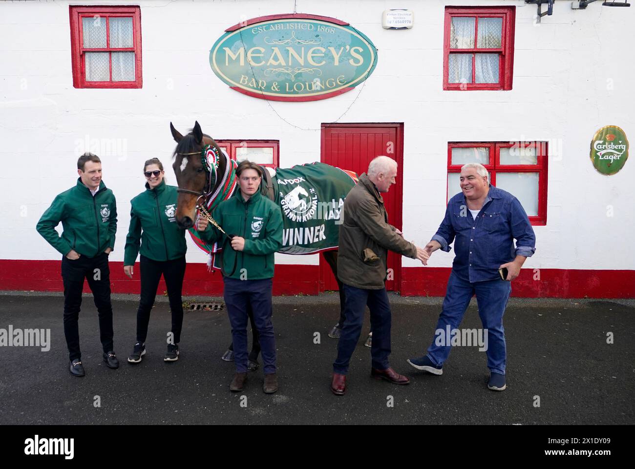 Jockey Paul Townend (left), 2024 Randox Grand National winner I Am ...