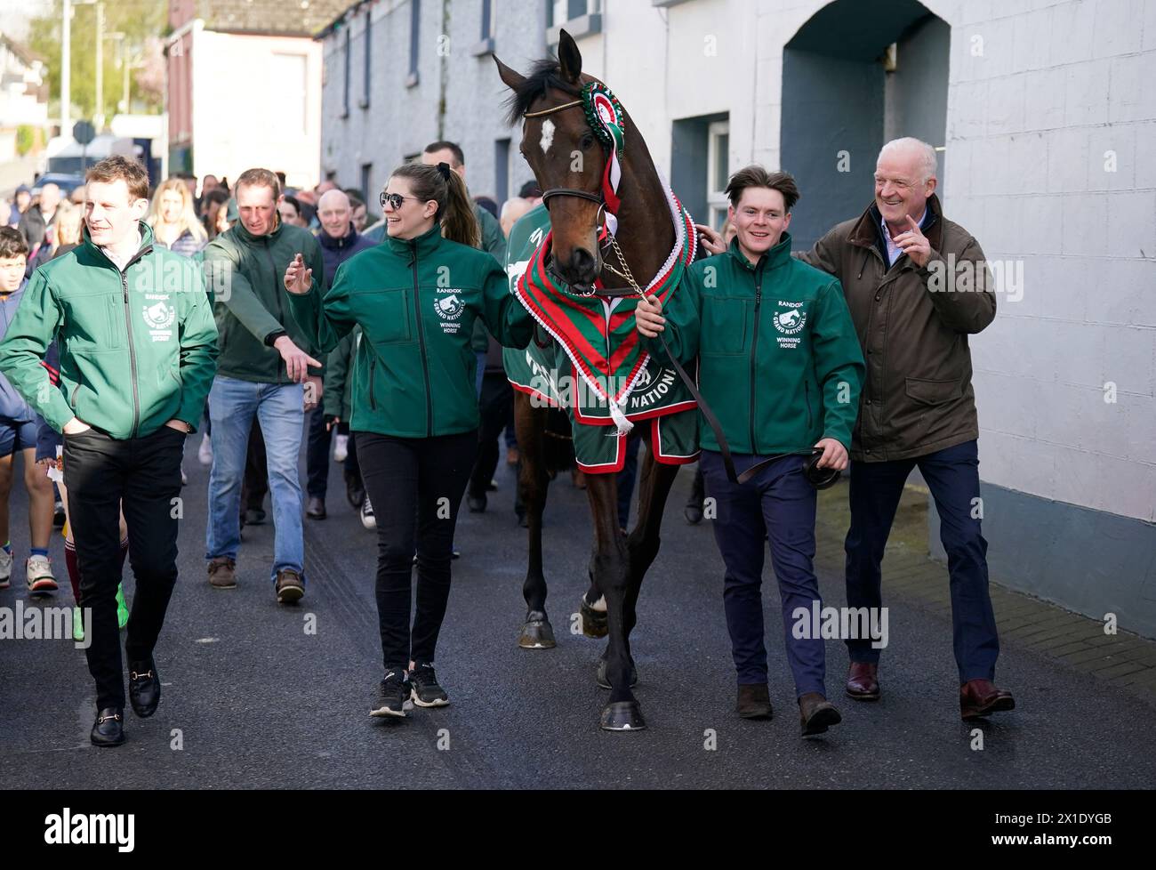 Jockey Paul Townend (left), 2024 Randox Grand National winner I Am ...