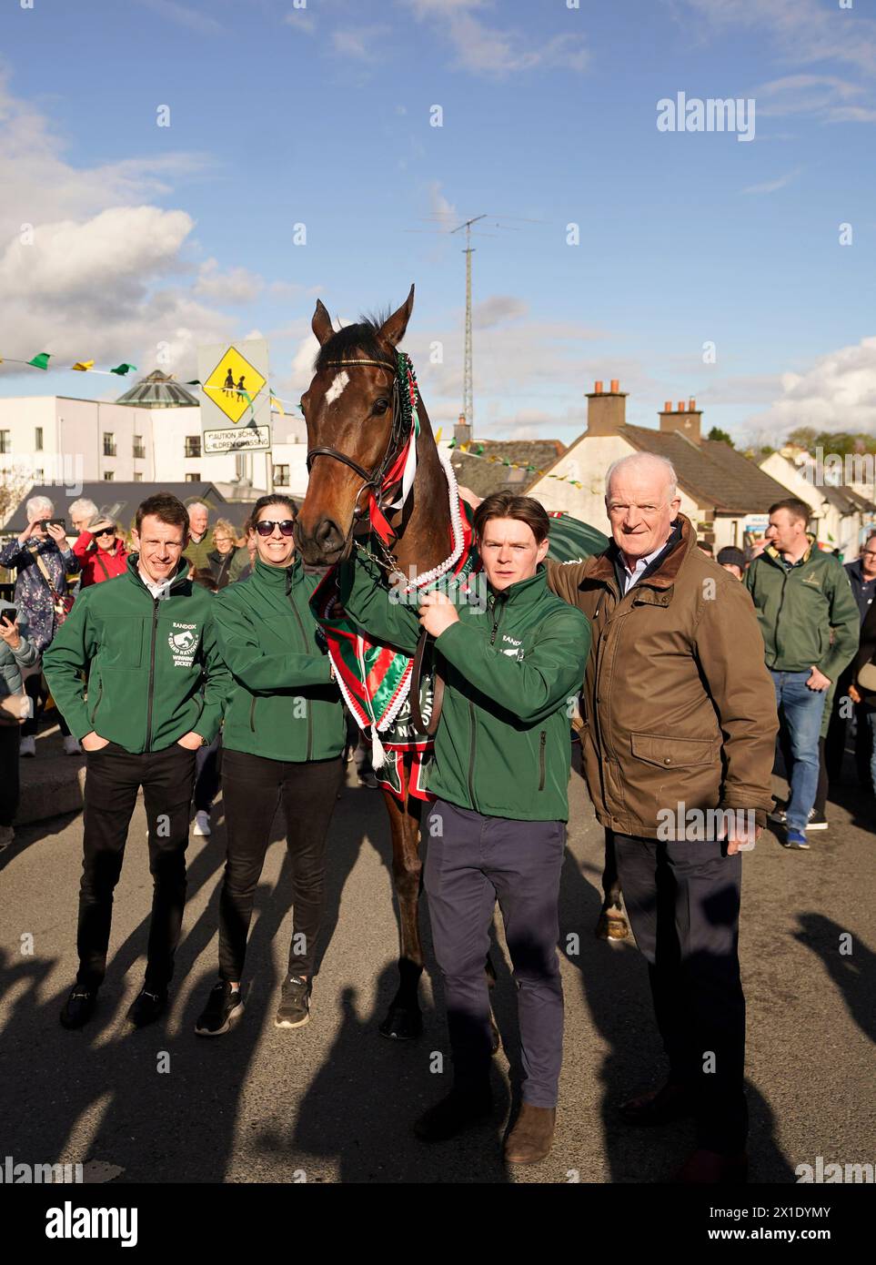 Jockey Paul Townend (left), 2024 Randox Grand National winner I Am ...
