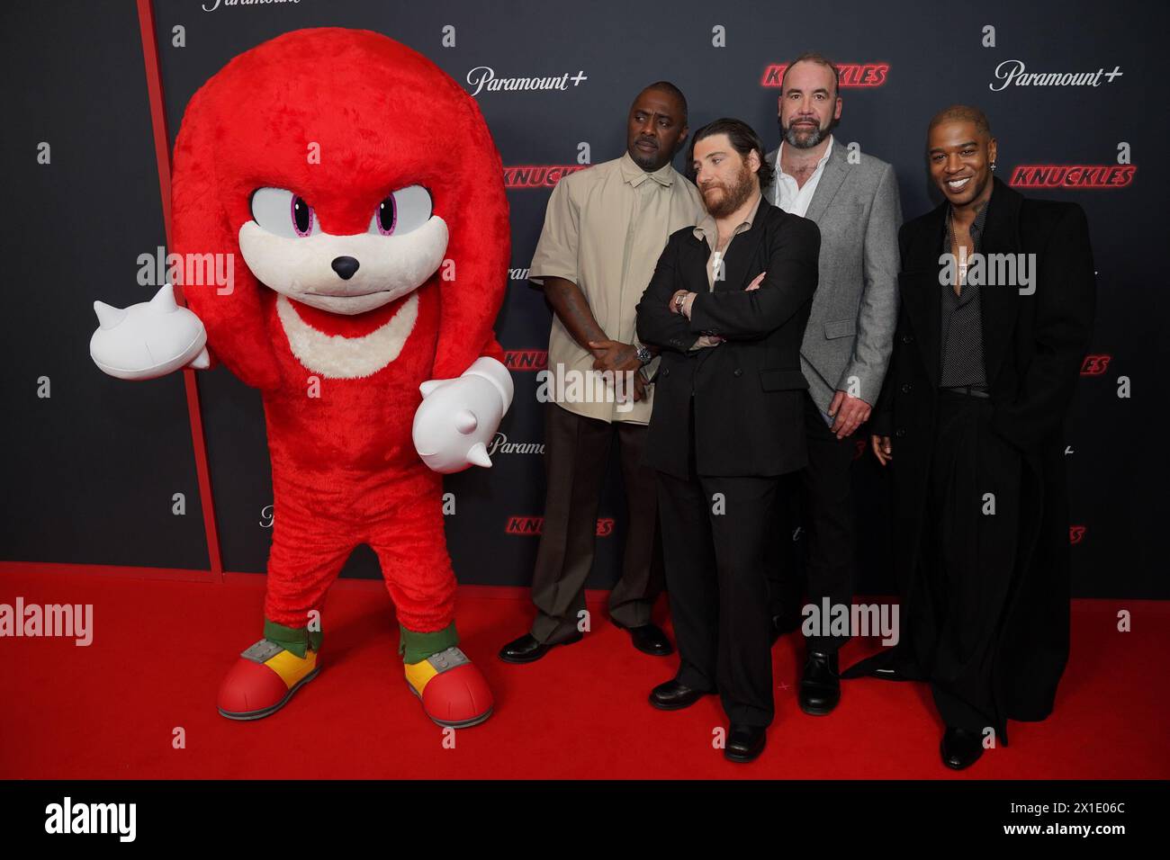 Knuckles, Idris Elba, Adam Pally, Rory McCann and Scott Mescudi (aka ...