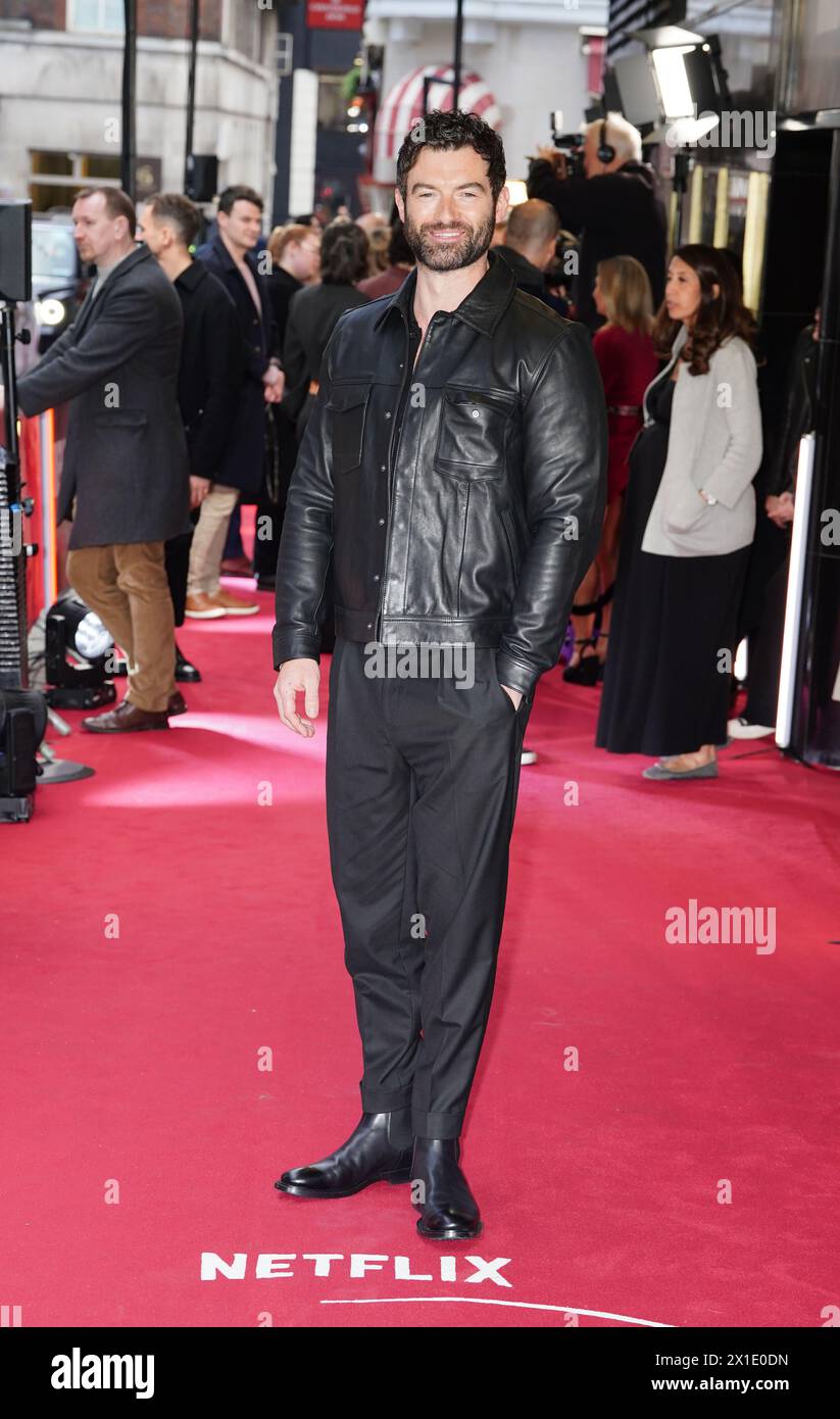 Stuart Martin attends a screening of Rebel Moon - Part Two: The ...