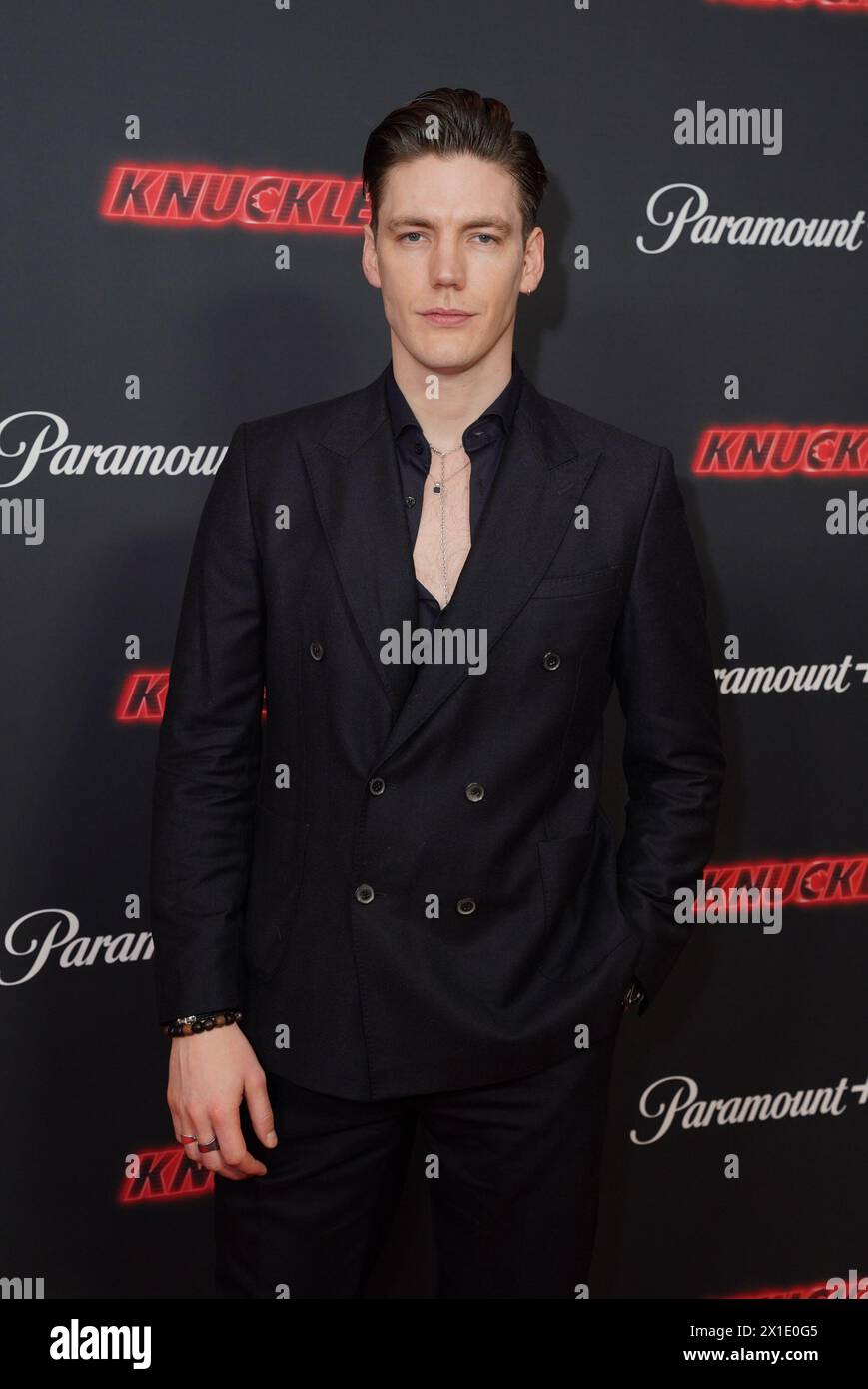 Robert Wilde attends the world premiere of Paramount+ series Knuckles, at the Odeon Luxe ...