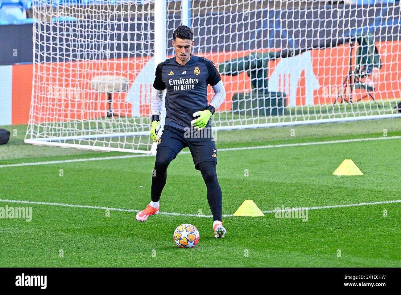 Kepa Arrizabalaga of Real Madrid during the Real Madrid Champions ...